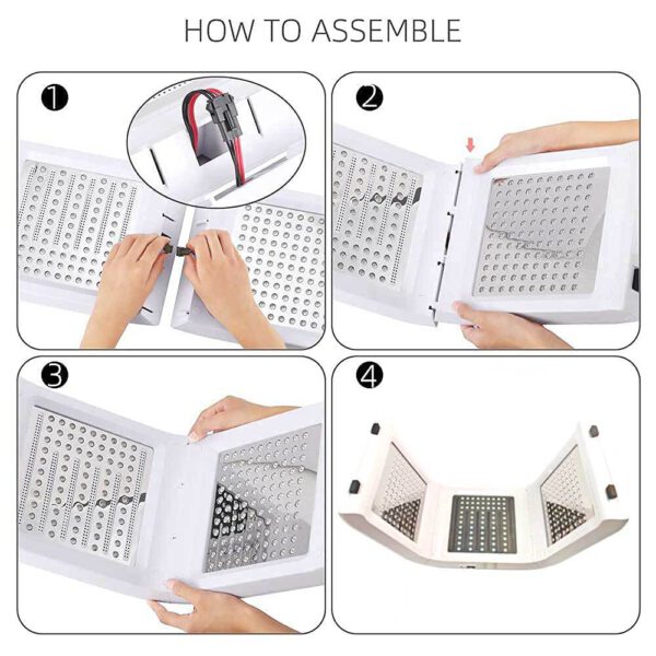 Professioneel Rood Licht Lichttherapie LED Gezichts Paneel •… | Bloom